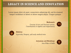 Free - Ancient India Presentation Theme for PowerPoint and Google Slides