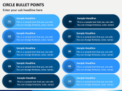 Circle Bullet Points for PowerPoint and Google Slides - PPT Slides