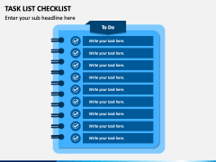 Task List Checklist PowerPoint and Google Slides Template - PPT Slides