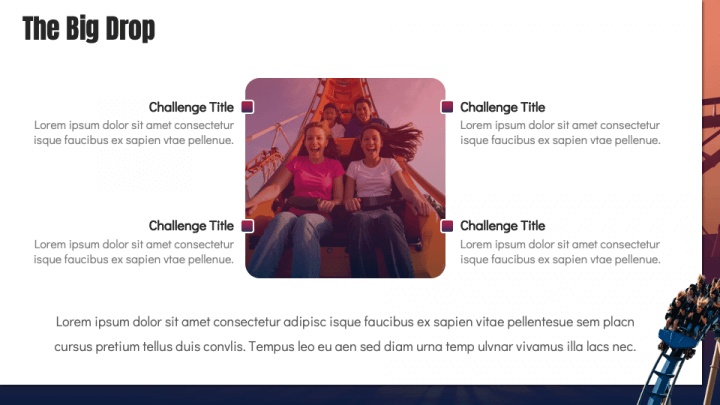 Free - Roller Coaster Theme for PowerPoint and Google Slides - PPT Slides
