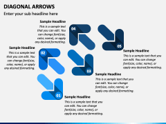 Diagonal Arrows for PowerPoint and Google Slides - PPT Slides