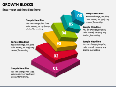 Growth Blocks PowerPoint and Google Slides Template - PPT Slides