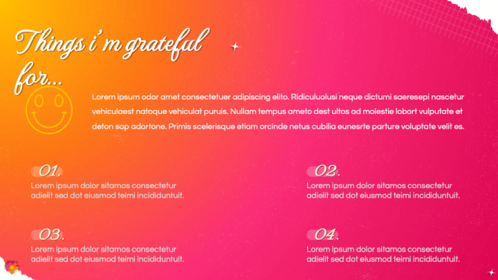 Gratitude Journal Theme for PowerPoint and Google Slides - PPT Slides