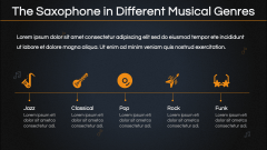Free - Saxophone Theme for PowerPoint and Google Slides - PPT Slides