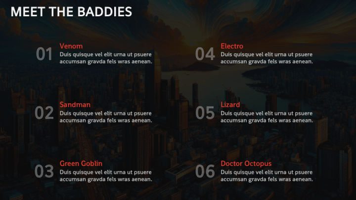 Free - Spiderman Presentation Theme for PowerPoint and Google Slides ...