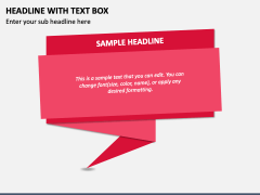 Headline with Text Box PowerPoint Template and Google Slides Theme