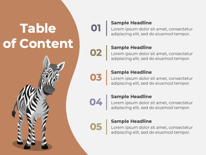 Free - International Zebra Day PowerPoint Template and Google Slides Theme