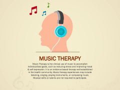 Music Therapy PowerPoint and Google Slides Template - PPT Slides