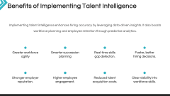 Talent Intelligence PowerPoint and Google Slides Template - PPT Slides