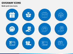 Giveaway Icons for PowerPoint and Google Slides - PPT Slides