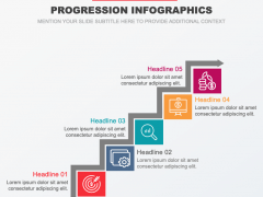 Progression Infographics for PowerPoint and Google Slides - PPT Slides