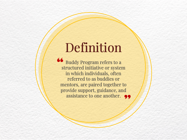 Buddy Program PowerPoint and Google Slides Template - PPT Slides