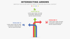 Intersecting Arrows for PowerPoint and Google Slides - PPT Slides