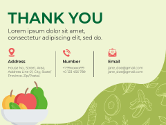 Free - Healthy Food Presentation Theme for PowerPoint and Google Slides