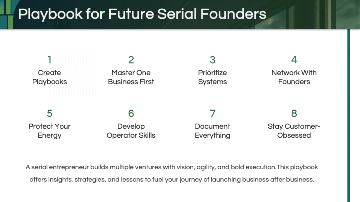 Serial Entrepreneur PowerPoint and Google Slides Template - PPT Slides