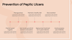 Peptic Ulcers PowerPoint and Google Slides Template - PPT Slides