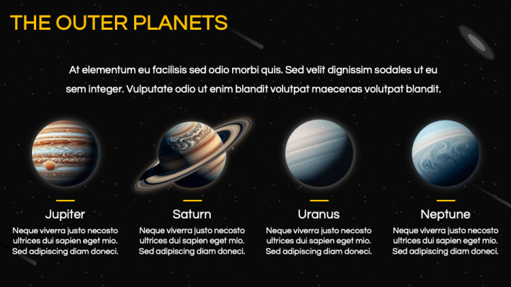 Free - Solar System Theme for PowerPoint and Google Slides - PPT Slides