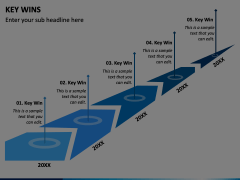Key Wins PowerPoint and Google Slides Template - PPT Slides