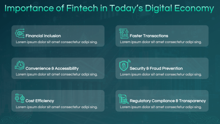 FinTech Disruption PowerPoint and Google Slides Template - PPT Slides