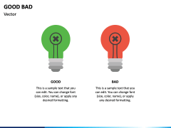 Good Bad PowerPoint and Google Slides Template - PPT Slides