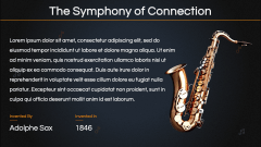 Free - Saxophone Theme for PowerPoint and Google Slides - PPT Slides