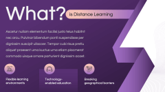 Free - Distance Learning PowerPoint and Google Slides Template - PPT Slides