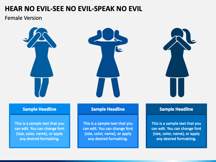 Hear No Evil-See No Evil-Speak No Evil PowerPoint and Google Slides ...