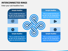 Interconnected Rings PowerPoint and Google Slides Template - PPT Slides