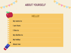 Free - First Day at School PowerPoint Template and Google Slides Theme