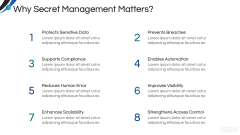 Secret Management PowerPoint and Google Slides Template - PPT Slides