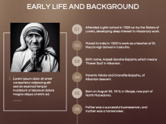 Free - Mother Teresa Presentation for PowerPoint and Google Slides ...