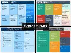 Weekly Planner PowerPoint and Google Slides Template - PPT Slides