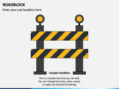 Roadblock for PowerPoint and Google Slides - PPT Slides