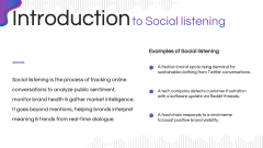 Social Listening PowerPoint and Google Slides Template - PPT Slides