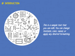 Free - Math for High School PowerPoint Template and Google Slides Theme