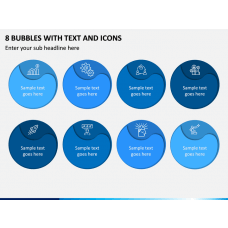 Bubbles Icons PowerPoint Template - PPT Slides
