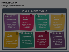 Noticeboard PowerPoint and Google Slides Template - PPT Slides