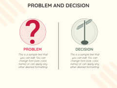 Problem and Decision PowerPoint and Google Slides Template - PPT Slides