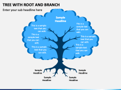Tree with Root and Branch for PowerPoint and Google Slides - PPT Slides
