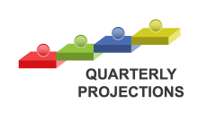 Quarterly Projections PowerPoint and Google Slides Template - PPT Slides