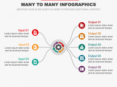 Many to Many Infographics for PowerPoint and Google Slides - PPT Slides