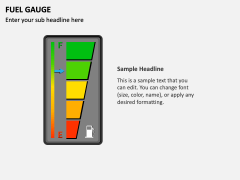Fuel Gauge for PowerPoint and Google Slides - PPT Slides