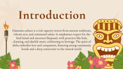 Free - Hawaiian Culture PowerPoint and Google Slides Template - PPT Slides