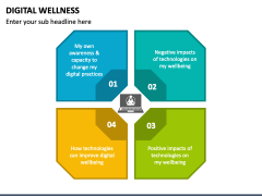 Digital Wellness PowerPoint and Google Slides Template - PPT Slides