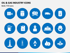 Oil & Gas Industry Icons for PowerPoint and Google Slides - PPT Slides