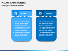 Pillars and Enablers PowerPoint and Google Slides Template - PPT Slides