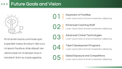 Free - Cricket Academy Theme for PowerPoint and Google Slides - PPT Slides