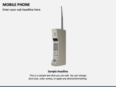 Mobile Phone Graphics for PowerPoint and Google Slides - PPT Slides