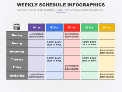 Weekly Schedule Infographics for PowerPoint and Google Slides - PPT Slides