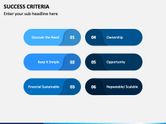 Success Criteria PowerPoint and Google Slides Template - PPT Slides